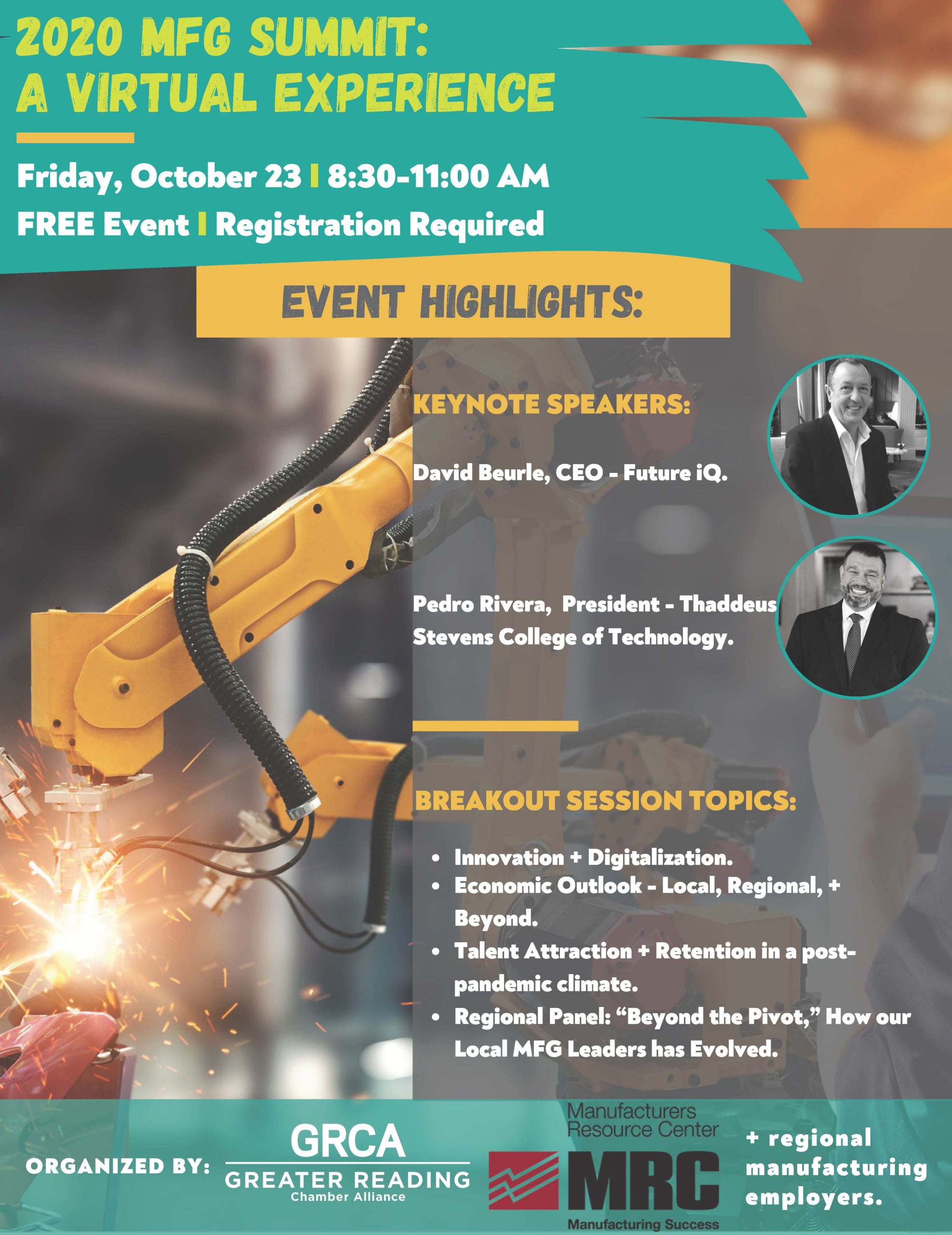 2020 Mfg Summit: A Virtual Experience | Manufacturers Resource Center MRC