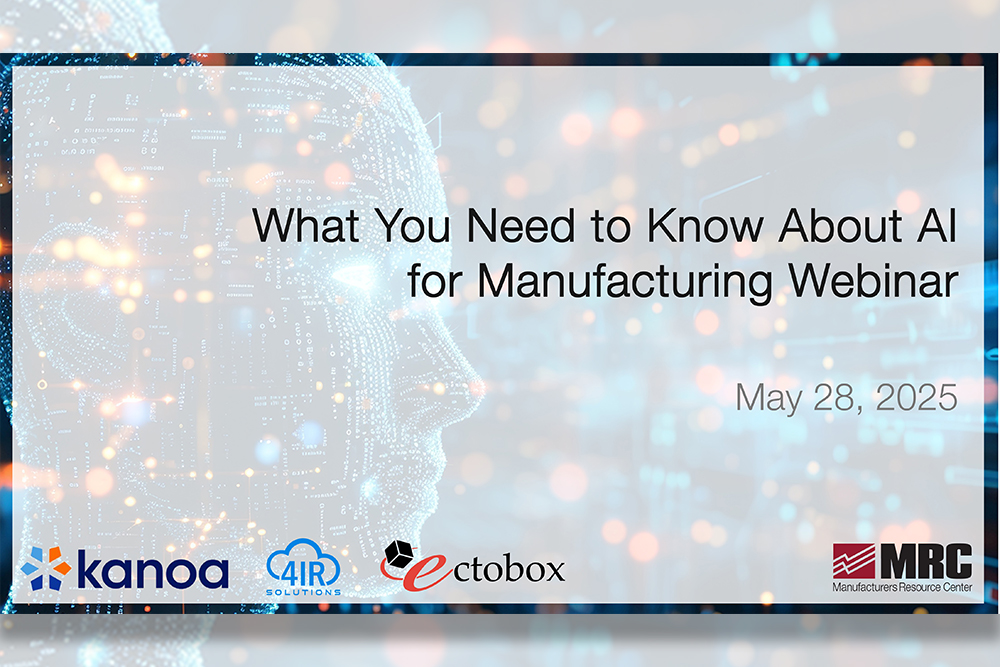 What You Need to Know About AI for Manufacturing Webinar ...